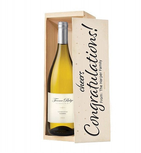 Congratulations Personalized Wine Crate – GiftTree